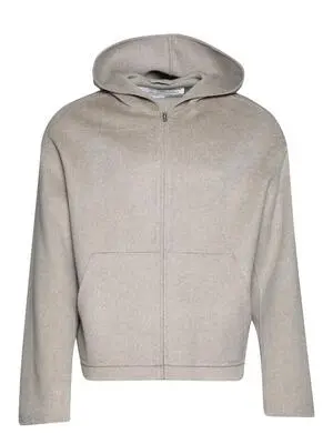 Acne Studios Hooded Wool And Cashmere Jacket - Beige