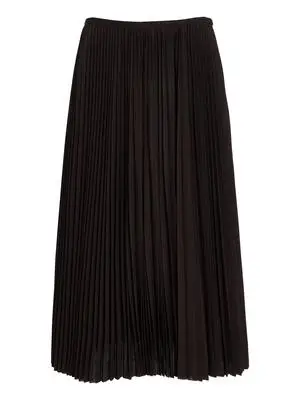 PROENZA SCHOULER Eda Pleated Wool Jersey Midi Skirt