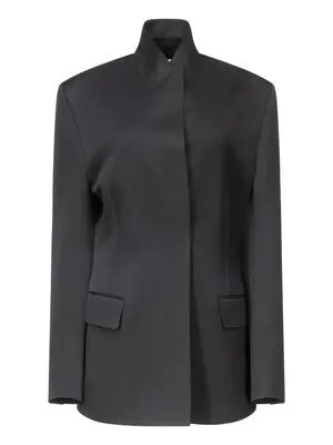 FFORME Malina Tailored Wool Blazer - Black