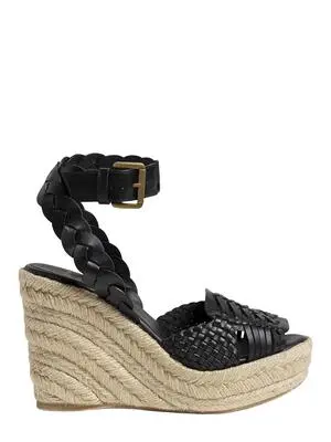 CASTAÑER Castañer X Altuzarra Aria Leather Wedges