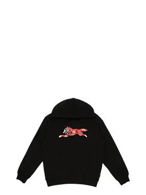 HARVEY NICHOLS Kirigami Running Dog Flock Hoodie - Black