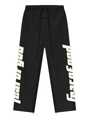 Fear Of God Essentials Mlb Nylon Trackpants - Black