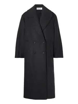 RÓHE Ezra Oversized Double-Breasted Wool-Blend Coat