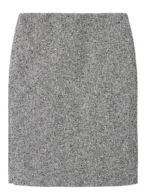 Gucci Cotton-blend Tweed Pencil Skirt - Gray