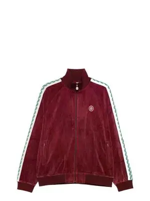 Drole De Monsieur Side-stripe Zip-up Track Jacket - Red
