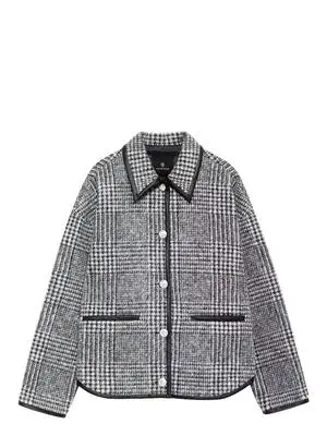 ANINE BING Check-pattern Jacket - Black