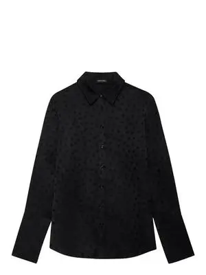 ANINE BING Amanda Shirt - Black