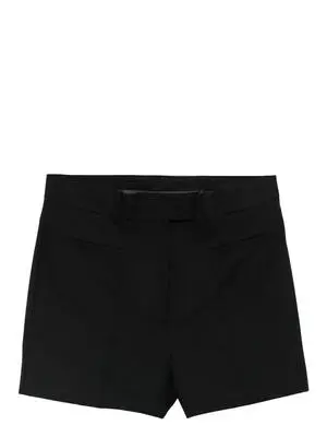 SEMICOUTURE Pressed-crease Tailored Shorts - Black