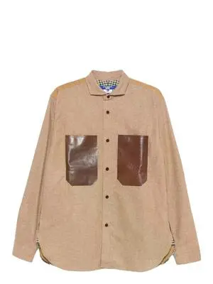 Junya Watanabe Checked Shirt - Brown