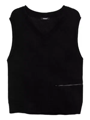 UNDERCOVERISM Cashmere Sleeveless Sweater - Black