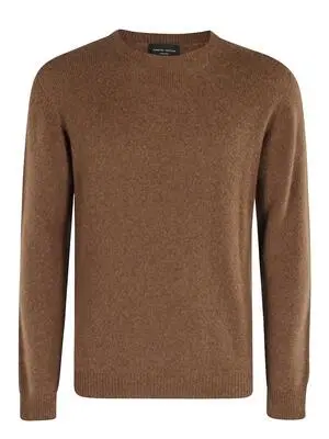ROBERTO COLLINA Sweater Tobacco