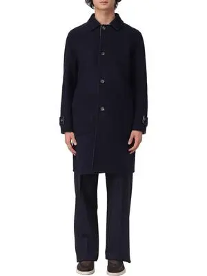 Eleventy Single Breasted Coat - Grey