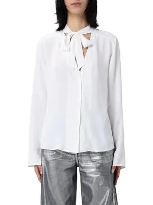Patrizia Pepe Tie Detailed Top - White