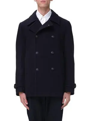 Tagliatore Double Breasted Pea Coat - Blue