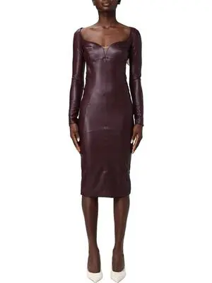 Elisabetta Franchi Sheath Dress - Wine