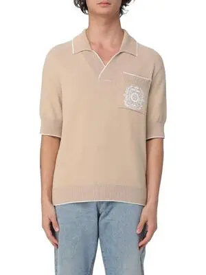 Balmain Polo Shirt Men Beige