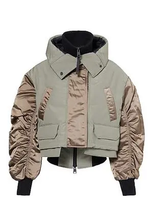 Canada Goose Claremont Woven-down Bomber Jacket - Taupe Grey