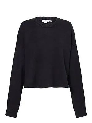 Good American Crew Neck Knit Jumper - Black001