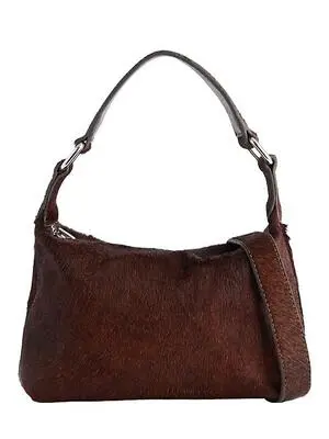 SAMSOE SAMSOE Salylo Mini Leather Shoulder Bag - Dark Brown
