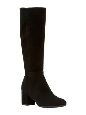 La Canadienne Jaxson City Dry™ Knee High Boots - Black Suede