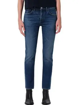 AGOLDE Cocktail Ankle Slim Straight Leg Jeans - Outline