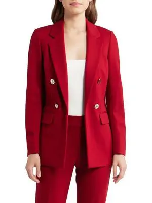 ANNE KLEIN Anne Klein Double-Breasted Blazer