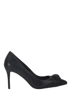 Kurt Geiger Belgravia Eagle Pointed Toe Court Pump - Black
