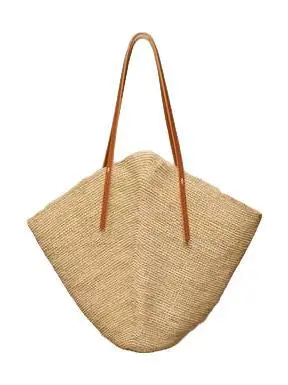 INDEGO AFRICA Bibiri Crochet Raffia Tote - Natural