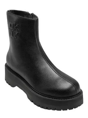 Dkny Lug Sole Bootie - Black
