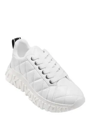 Dkny Lathen Platform Sneakers - White