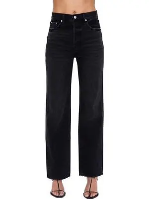 PISTOLA Cassie High-waist Straight-leg Cropped Jeans - Stormy