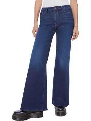 MOTHER The Roller Sneak High-waist Flare Jeans - Off Limits
