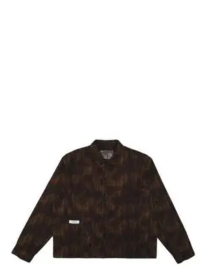 STUDENTS Kennedy Camo Twill Chore Jacket - Brown