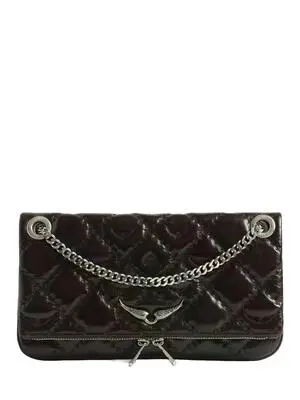 Zadig&Voltaire Quilted Satchel Bag - Brown