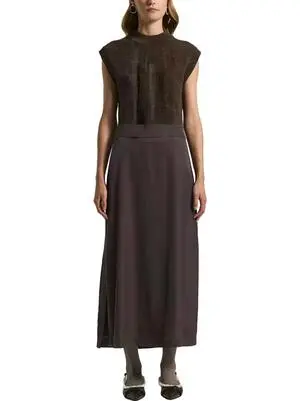 Peserico Sleeveless Dress - Brown
