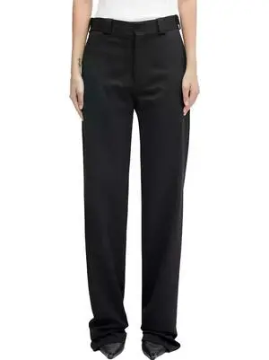 Vetements Wool-blend Trousers - Black