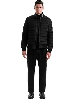 Rudsak Joshua Biker-style Quilted Down Jacket - Black