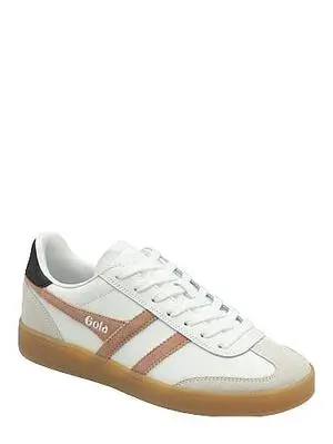 Pink Gola Viper Leather Sneakers - White,ivory