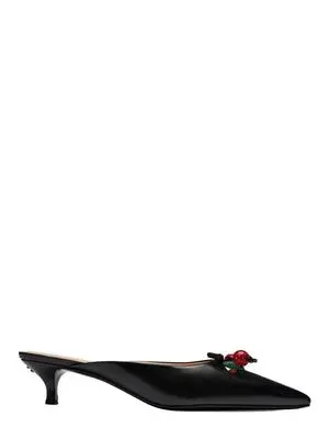 COACH® Mule With Cherries - Black