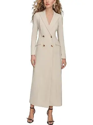 Donna Karan New York Crepe Coat Dress Pristine