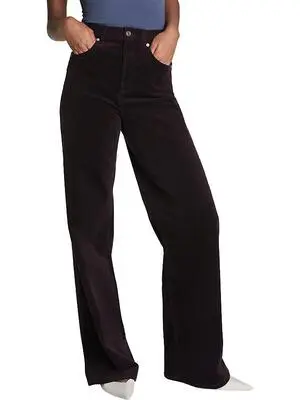 Spanx Corduroy Wide Leg Pants - Truffle Brown
