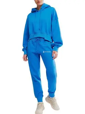 Free People Undefeated Hoodie & Jogger Pants Set - Light Cobalt