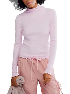 Free People Breathe Easy Hooded Top - Powder Pink