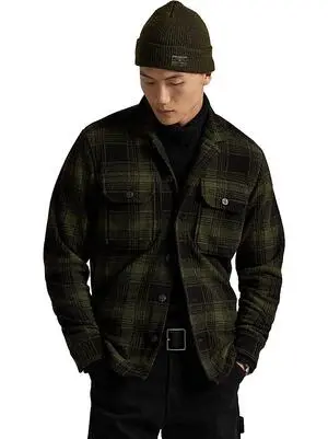 Polo Ralph Lauren Plaid Pile Fleece Shirt Jacket - Multi