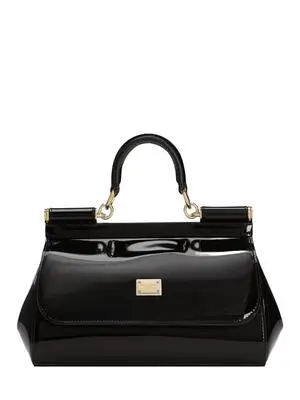 Dolce & Gabbana Small Sicily Handbag - Black