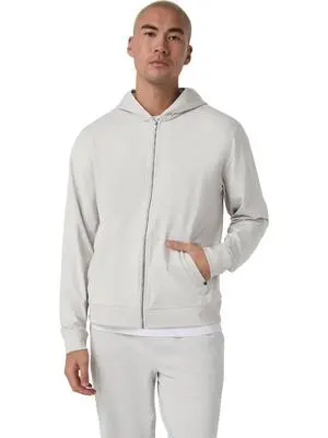 Vuori Coronado Full Zip Hoodie 2.0 - Salt Heather