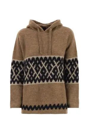 MAX MARA S Max Mara Ivan Jacquard Mohair-Blend Sweatshirt