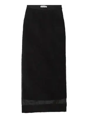 LANVIN Textured Straight Skirt