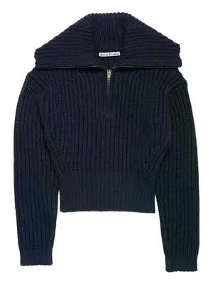 Acne Studios Half-zip Jumper - Blue