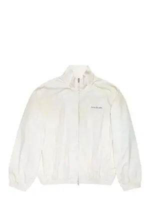 Acne Studios Logo Zipper Jacket - White